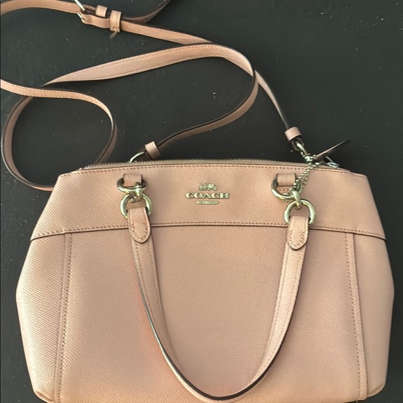 Coach | Bags | Coach Womens Blush Leather Shoulder Bag | Poshmark